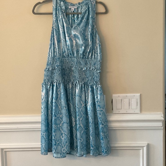 Current Air | Dresses | Current Air Blue Patterned Dress | Poshmark